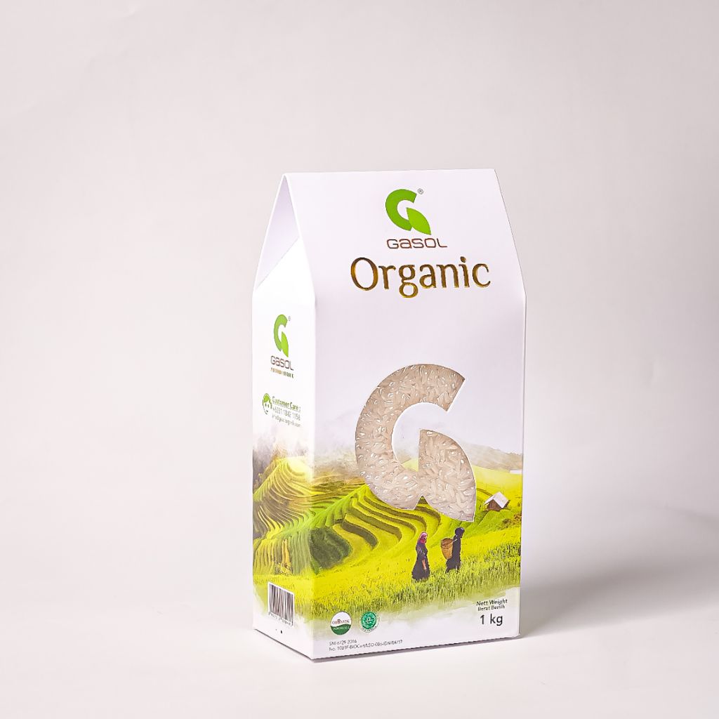 Gasol Beras Putih Organic 1kg | Bali Baby Shop